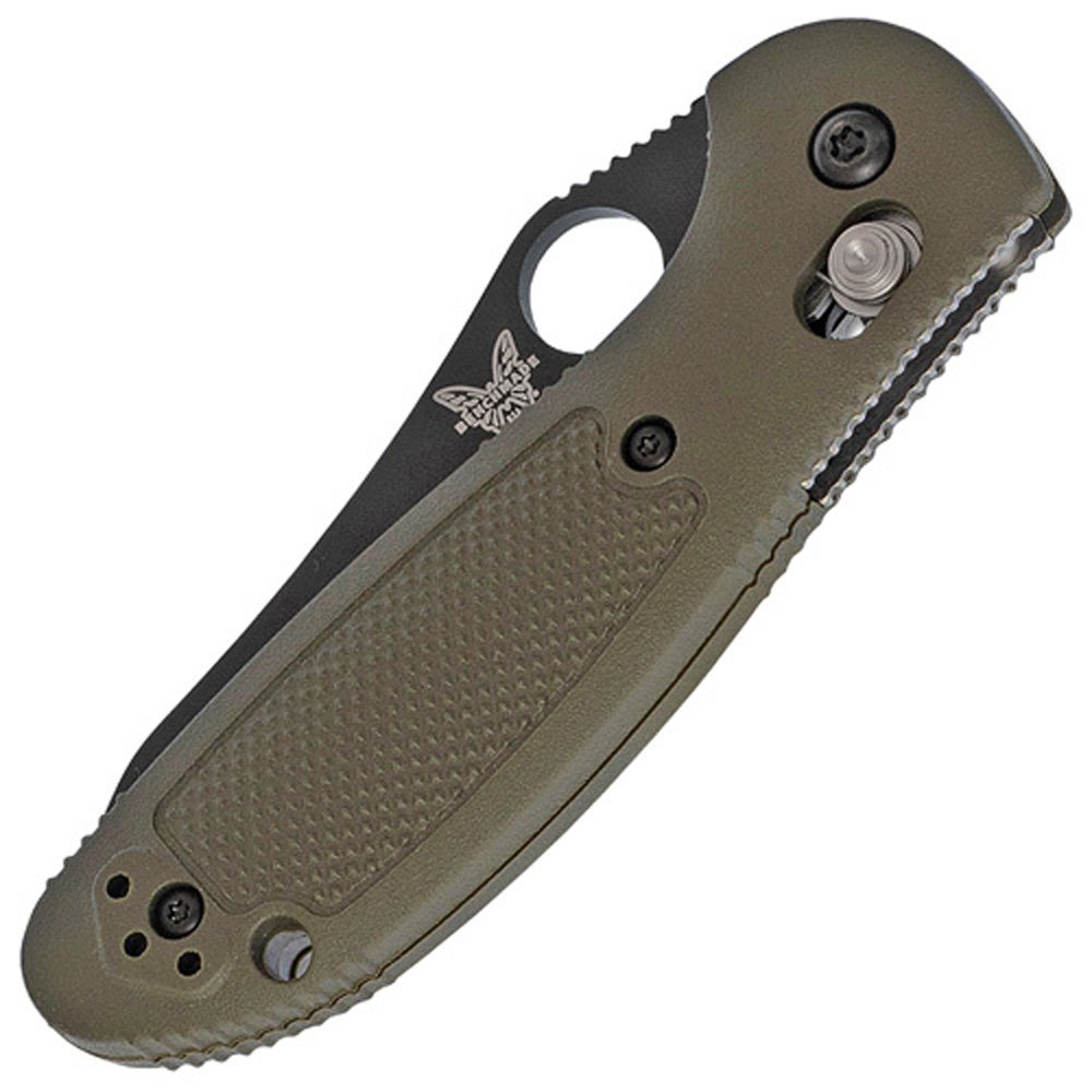 Benchmade Mini Griptilian 555 Sheepsfoot Blade Folding Knife | Gorilla ...
