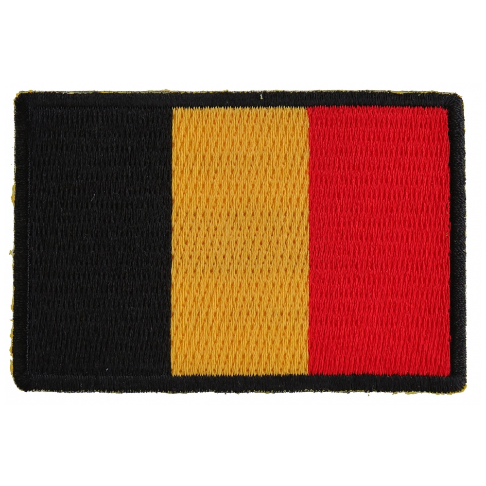 Purchase Belgium Flag Patch - 3x2 Inch | Gorillasurplus.com