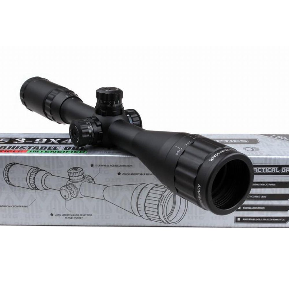 Leapers UTG 3-9x40 RGB Mil-Dot Rifle Scope | Gorilla Surplus