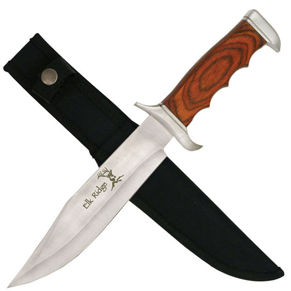Elk Ridge 7 Inch Bowie Fine Edge Blade Knife | Gorilla Surplus