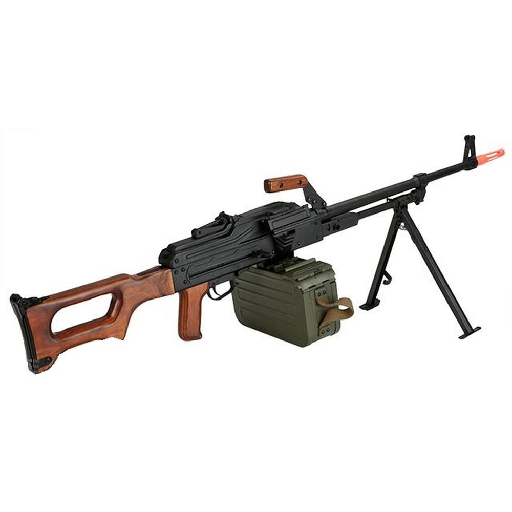 A&K Matrix PKM Russian Battlefield Squad Automatic Weapon Real Wood ...