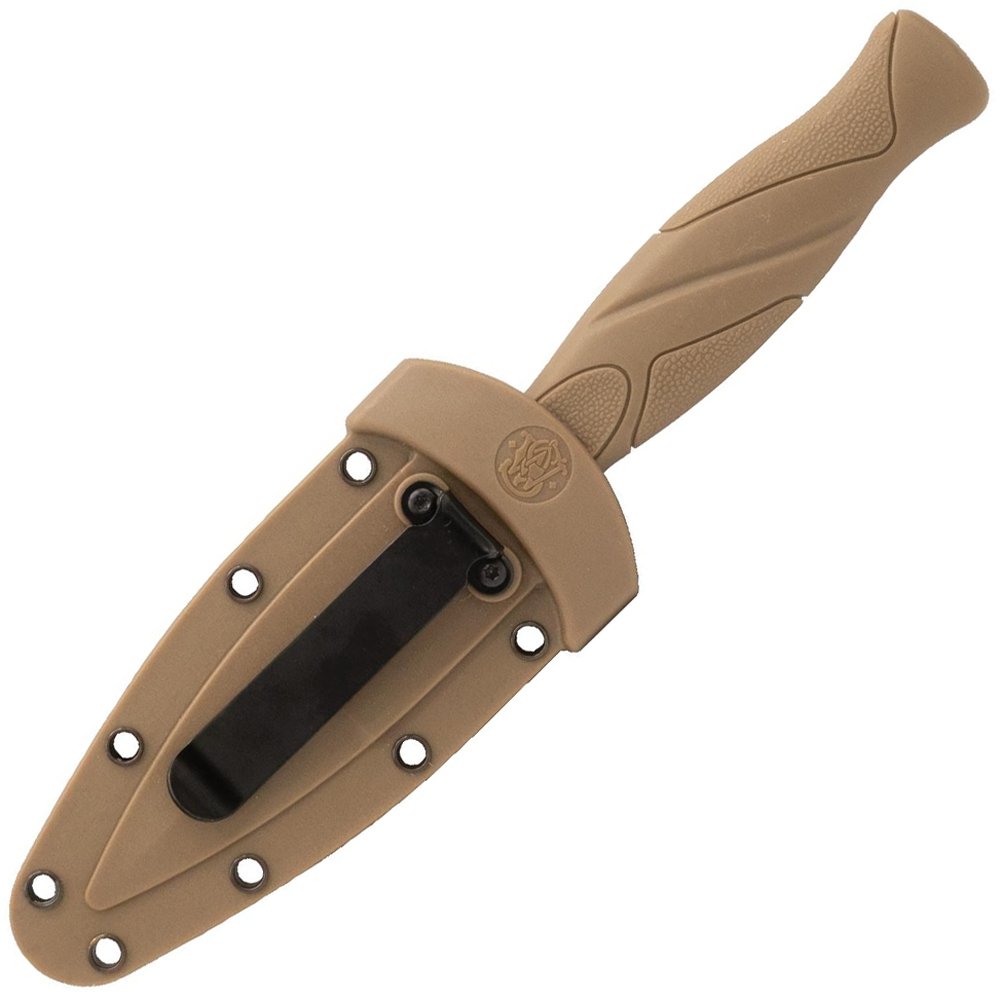 Smith and Wesson FDE Fixed Blade Boot Knife | Gorilla Surplus