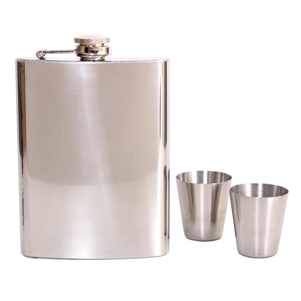 Stainless Steel Flask Gift Set