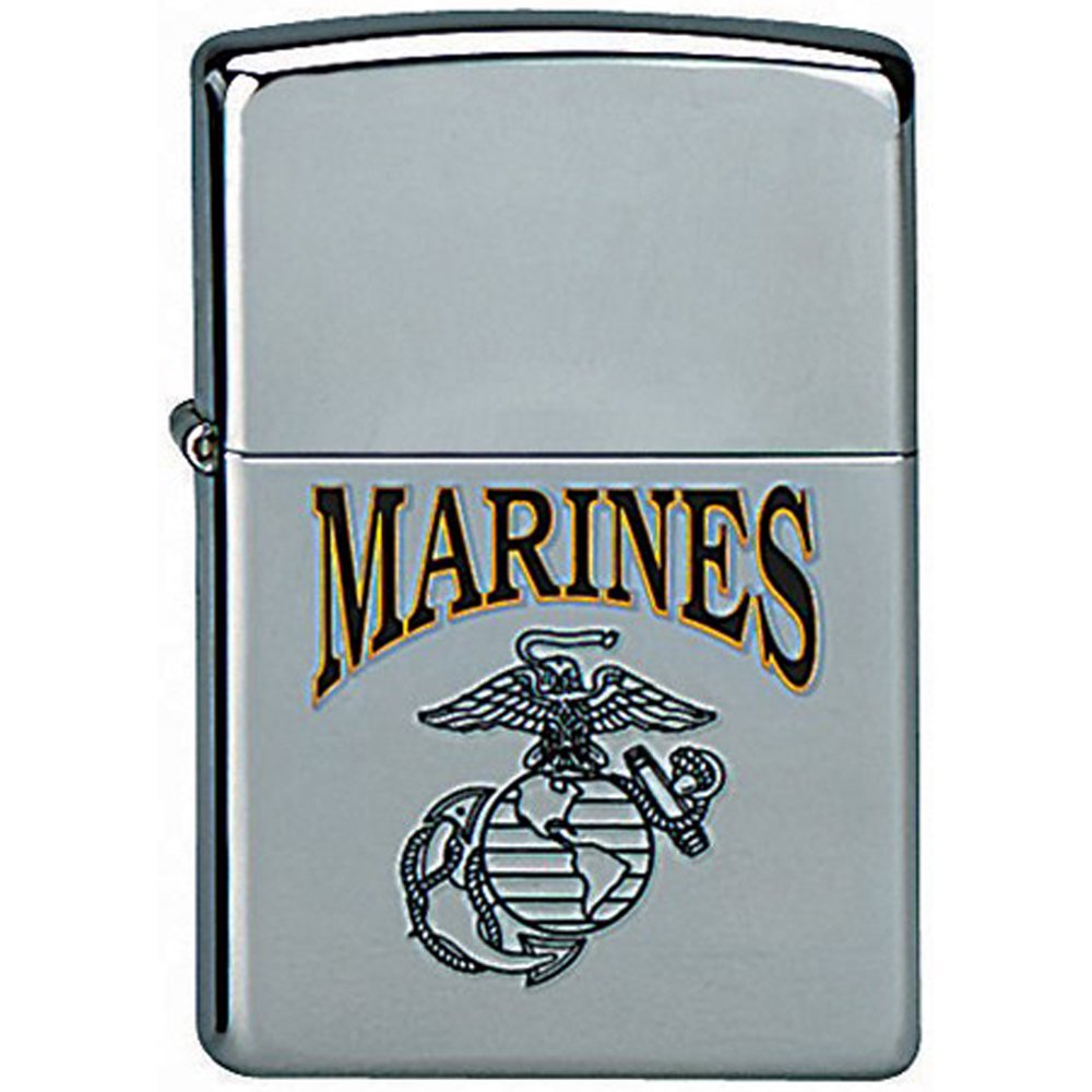 Marine Globe And Anchor Zippo Lighter