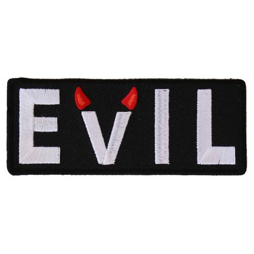 Purchase Cheap Place Evil Patch With Devil Horns Patch | Gorillasurplus.com