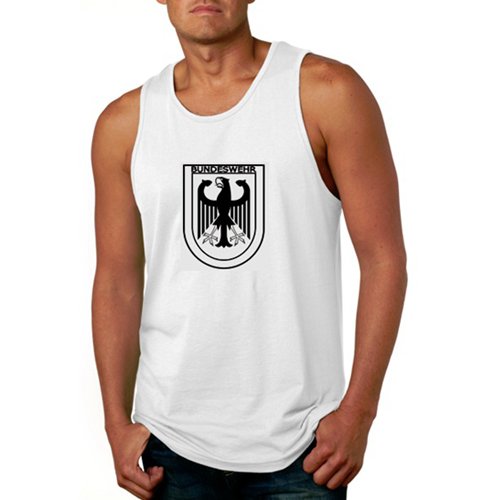 German Bundeswehr Custom White Printed Tank Top | Gorilla Surplus